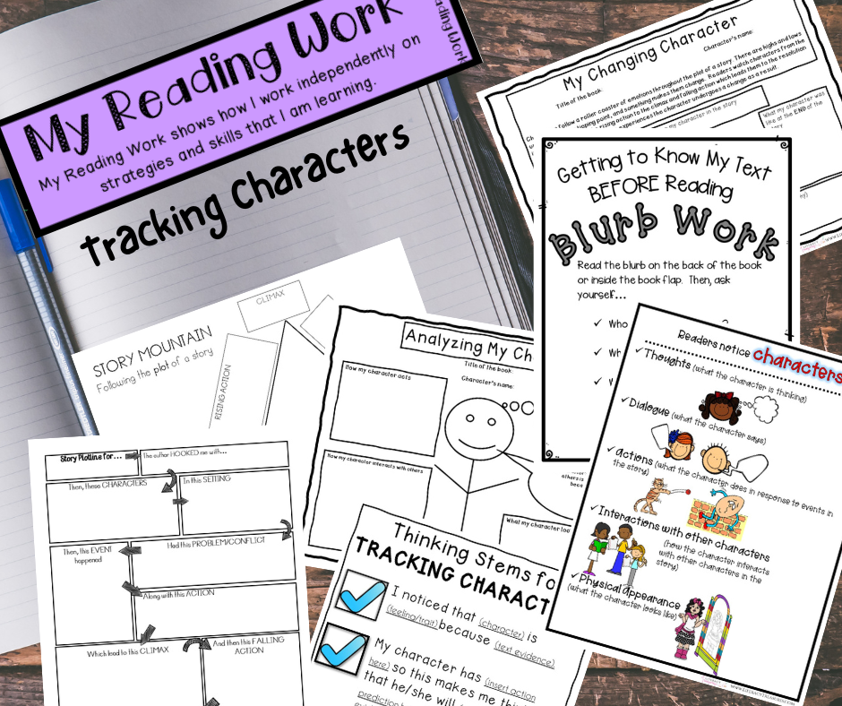 Tracking and Analyzing Characters – Literacy Treasures